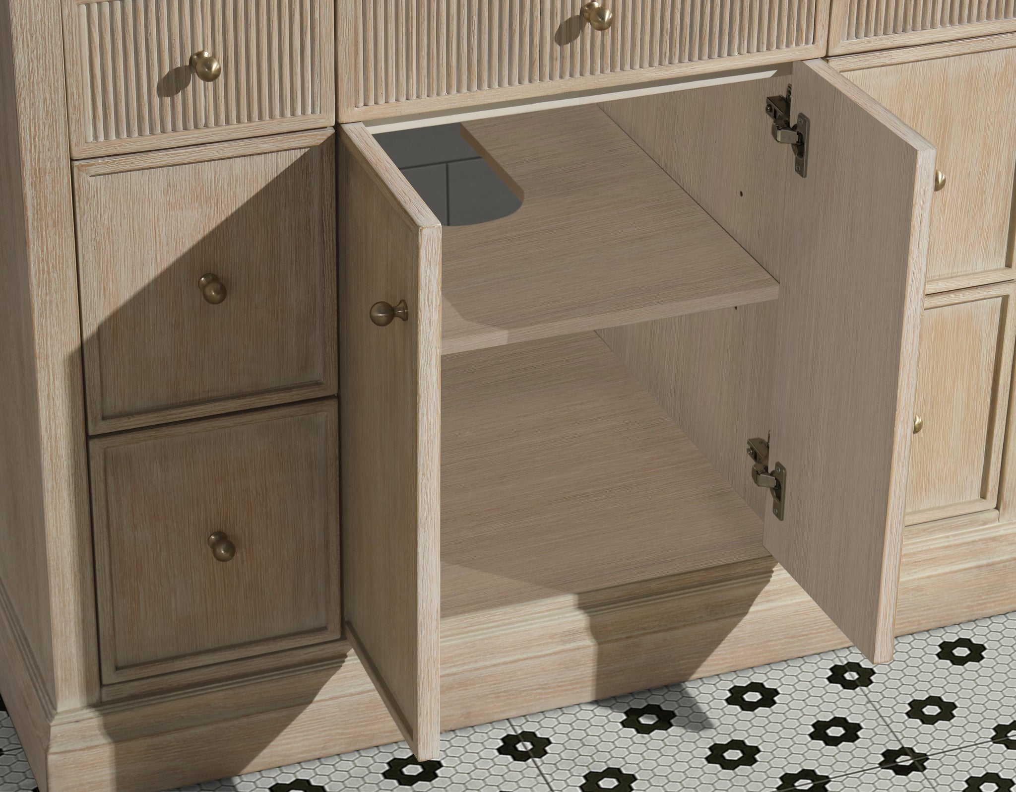 Redondo 42" Bathroom Vanity Ash Oak – Ari Bath, LLC